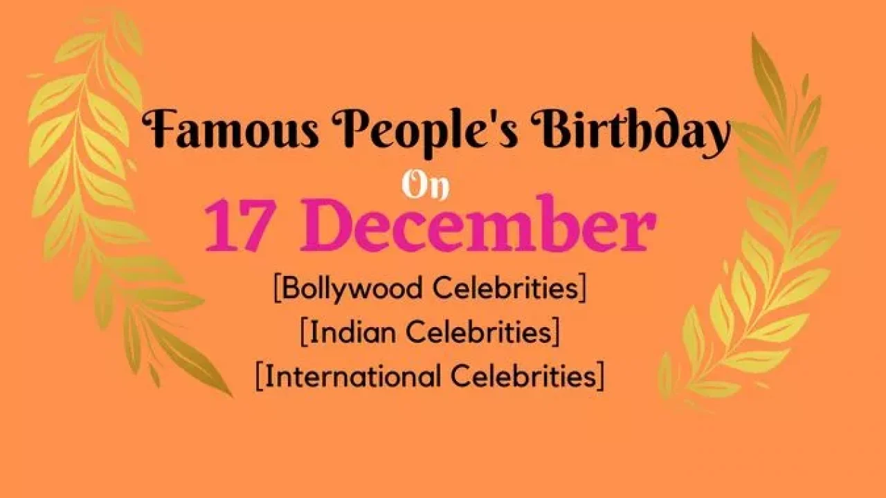 Dec 17 Celebrity Birthdays 60 Photos - Moonagedaydream.film